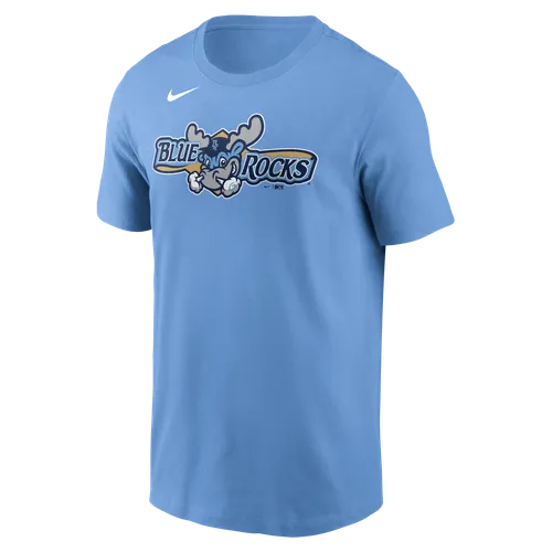Nike MiLB Adult Short Sleeve Cotton Tee Wilmington Blue Rocks N199 ...