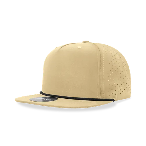 Decky 5 Panel High Profile Relaxed Perforated Performance Rope Hat 6226 ...
