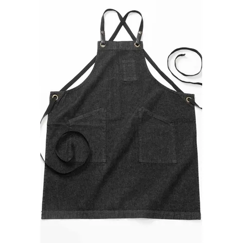 E208978 Edwards 3 Pocket Cross-Back Bib Apron 9097