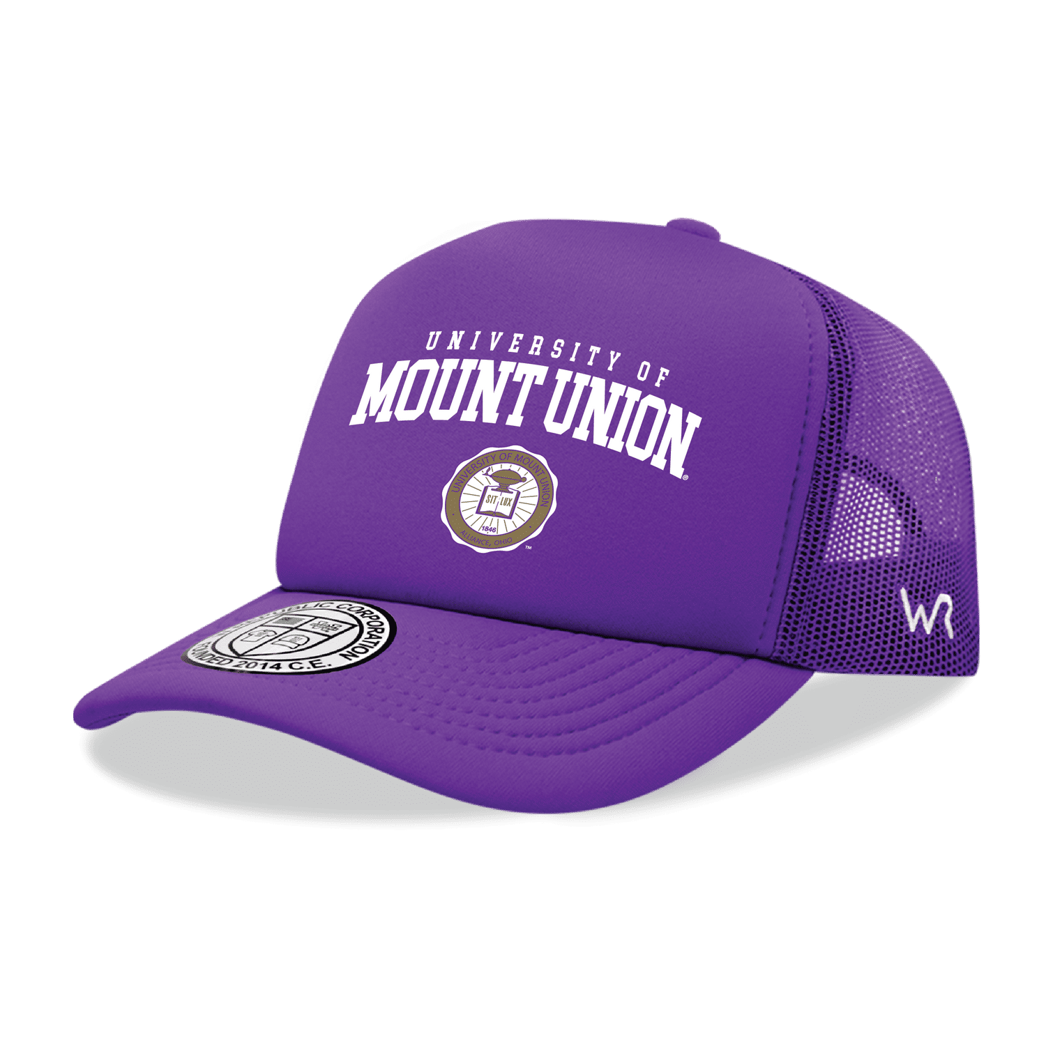 E225841 W Republic Mount Union Purple Raiders Hat 1043-348