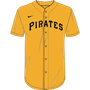 Nike MLB Adult/Youth Dri-Fit Full Button Jersey N140 / NY40 PITTSBURGH ...