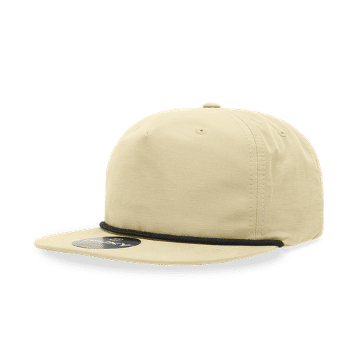 Decky 5 Panel High Profile Relaxed Cotton/Poly Blend Rope Hat 6032 ...