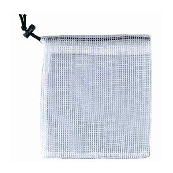 Markwort Plain White Mesh Baseball Bags - Baseball Equipment & Gear