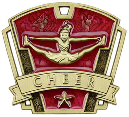 Hasty Awards 3" Varsity Custom Cheer Medals M-787CH - Cheerleading ...