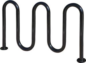 E101256 Highland 7 Bike Wave Rack Steel Constructed
