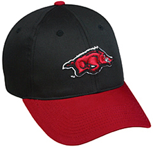 E10152 OC Sports College Arkansas Razorbacks Baseball Cap