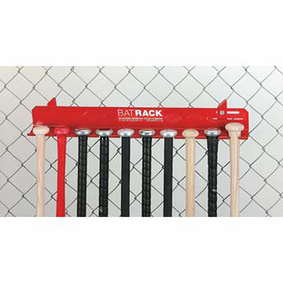 Markwort Aluminum Baseball Bat Fence Racks - Baseball Equipment & Gear
