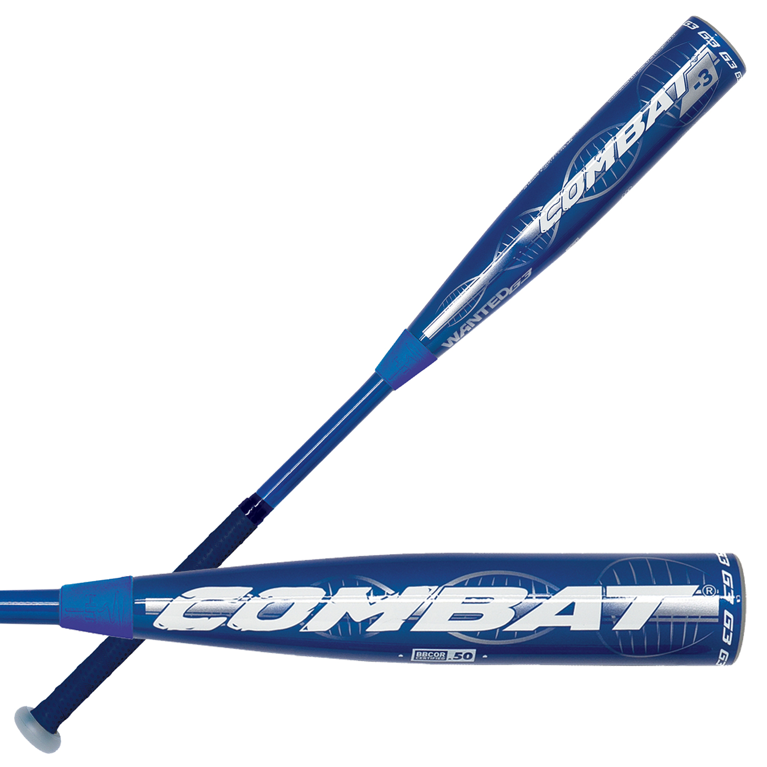 E102760 Combat Wanted Adult Baseball Bats AB G3