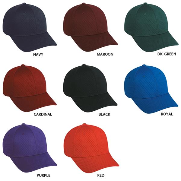 PRO Series Fitted Pro Mesh Baseball Cap 8 Colors - Baseball Equipment ...