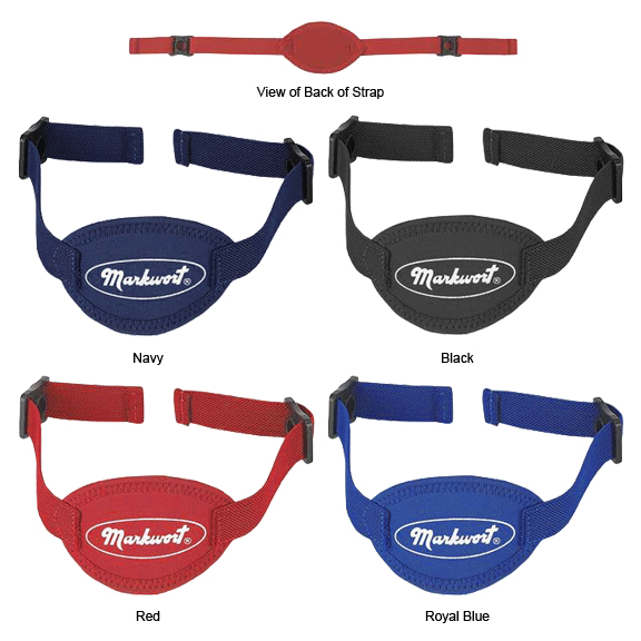 E10354 Markwort Baseball Chin Straps w/Neoprene Chin Cup