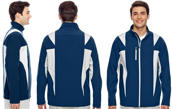Team 365 Mens Icon Colorblock Soft Shell Jacket - Soccer Equipment and Gear