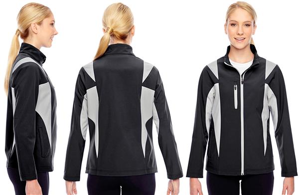 Team 365 Ladies Icon Colorblock Soft Shell Jacket - Soccer Equipment ...