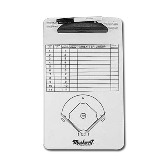 E10461 Markwort Baseball Line-Up Boards/Clipboards
