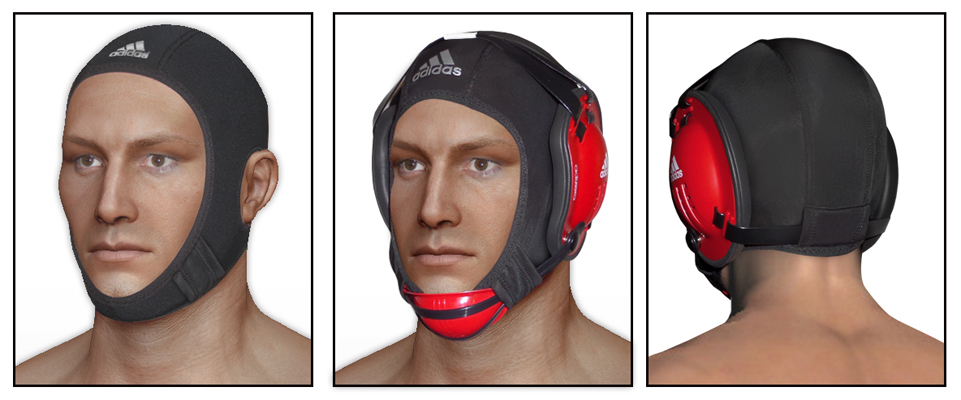 E104739 Adidas Wrestling Adult Youth Hair Cover