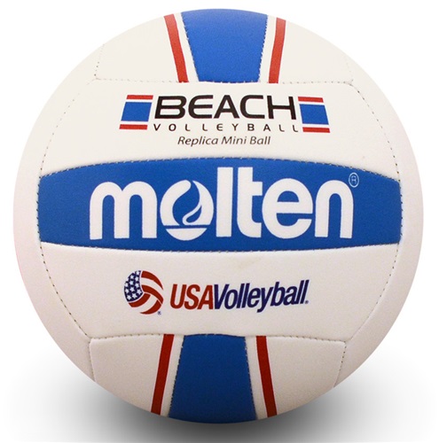 Molten USA Mini Beach Volleyball Replica - Volleyball Equipment and Gear