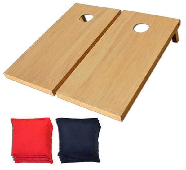 GoSports Solid Wood PRO Cornhole Set CH-02-WOOD-NATURAL - Playground ...