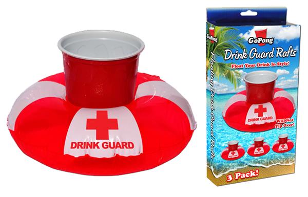 GoFloats Drink Guard Floating Drink Holder 3Pk - Swimming Equipment and ...