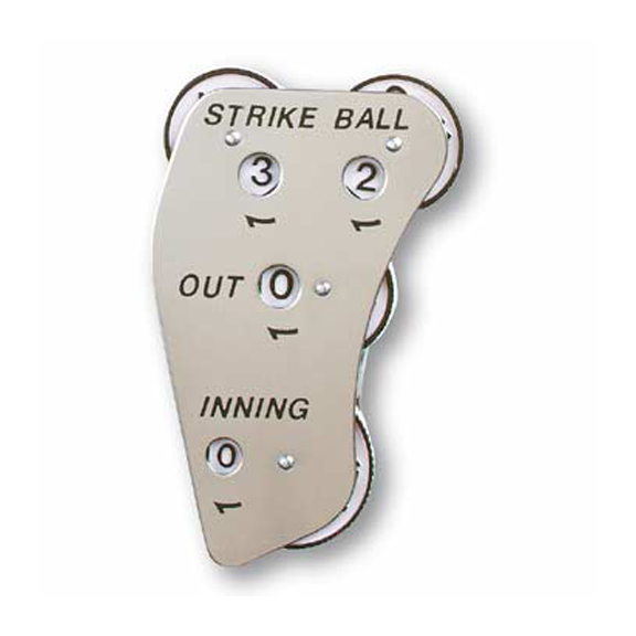 Markwort 4-Dial SS Baseball Umpire Indicators - Baseball Equipment & Gear