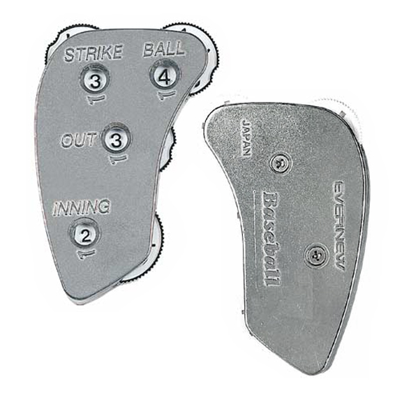 E10487 Evernew Aluminum 4-Dial Baseball Umpire Indicators