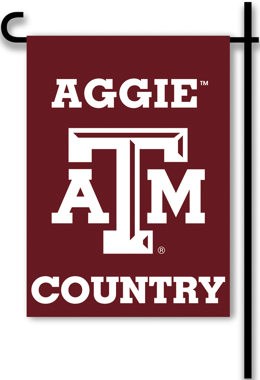 E105119 College Texas A&M Aggies 2-Sided Garden Flag