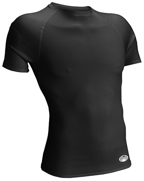 Adult A3XL WHITE Tight Fit Compression Short Sleeve Crew - Soccer ...