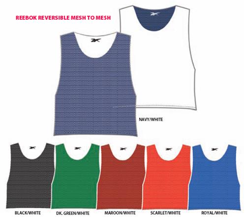 Reebok Reversible Mesh to Mesh Practice Jerseys - Soccer Equipment and Gear