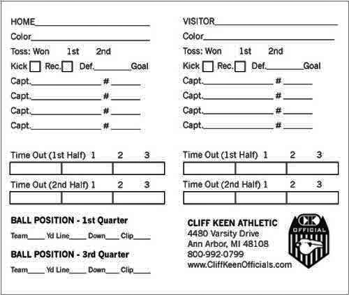 Cliff Keen Sports Official Supplies Cliff Keen Reusable Referee ...