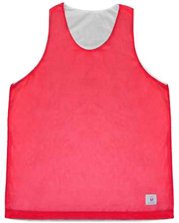 Adult Large AL (Red/White) Reversible Tank Basketball Jersey CO ...