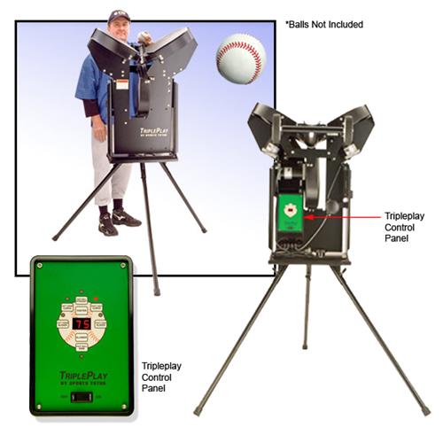 TriplePlay Pro Baseball Pitching Machines - Baseball Equipment & Gear