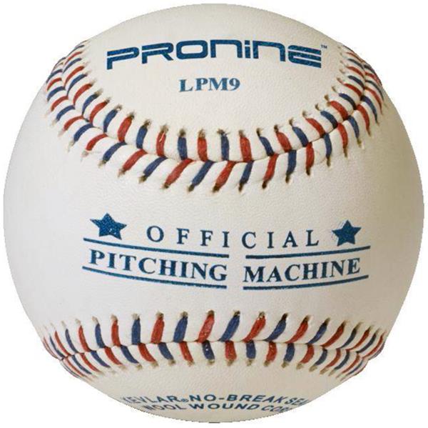 Pro Nine 9" Pitching Machine Flat Seam Baseballs - Baseball Equipment ...