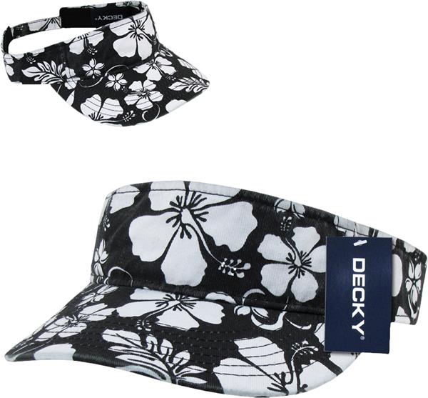 Decky Floral Polo Visors - Soccer Equipment and Gear