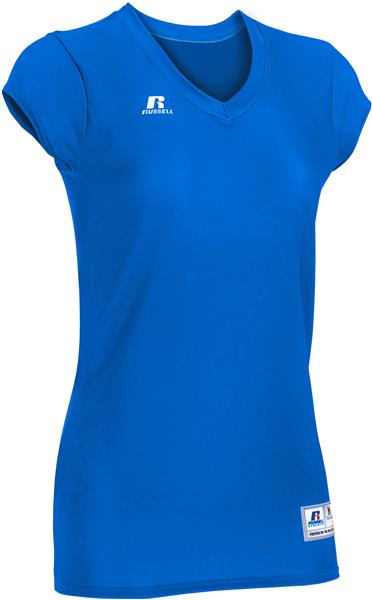 Womens Medium (CARDINAL) Cap Sleeve Compression Volleyball Jersey ...