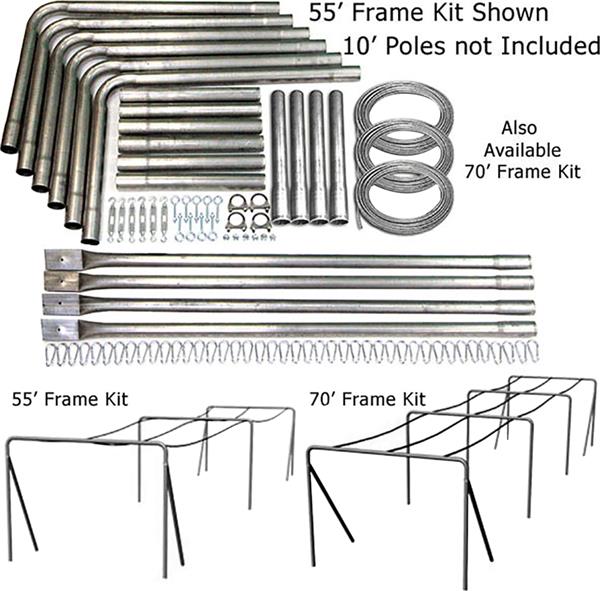Cimarron 55' or 70' Deluxe Commercial Frame Kit - Baseball Equipment & Gear