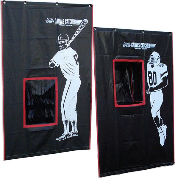 Cimarron Sports 2-Sport Catcher Vinyl Backstop - Baseball Equipment & Gear