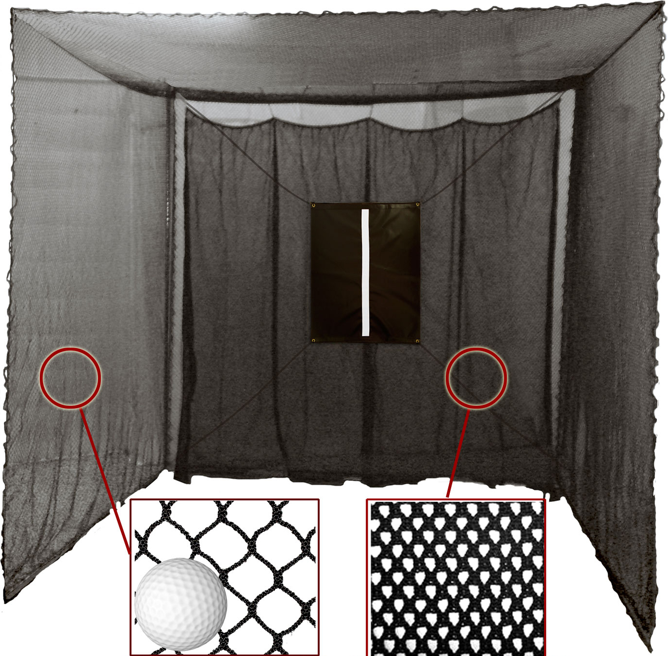 E109059 Cimarron Sports 10'x10'x10' Masters Golf Net ONLY