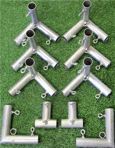 Cimarron 10'x10' or 20'x10' Golf Frame Corner Kit - Playground Equipment and Gear