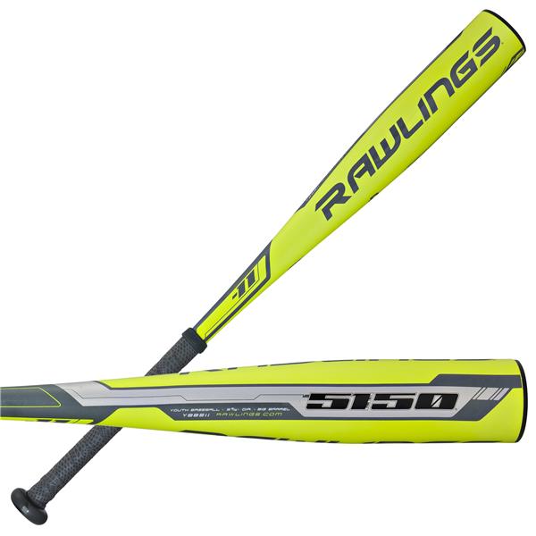 Rawlings 5150 Alloy Jr. Youth Big Barrel Bat -11 - Baseball Equipment ...