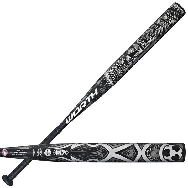 Worth Mayhem Balanced Composite Slowpitch Bat - Baseball Equipment & Gear