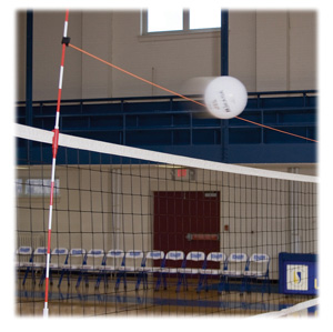 Tandem Volleyball Net Extender Hooks Above Net - Volleyball Equipment ...