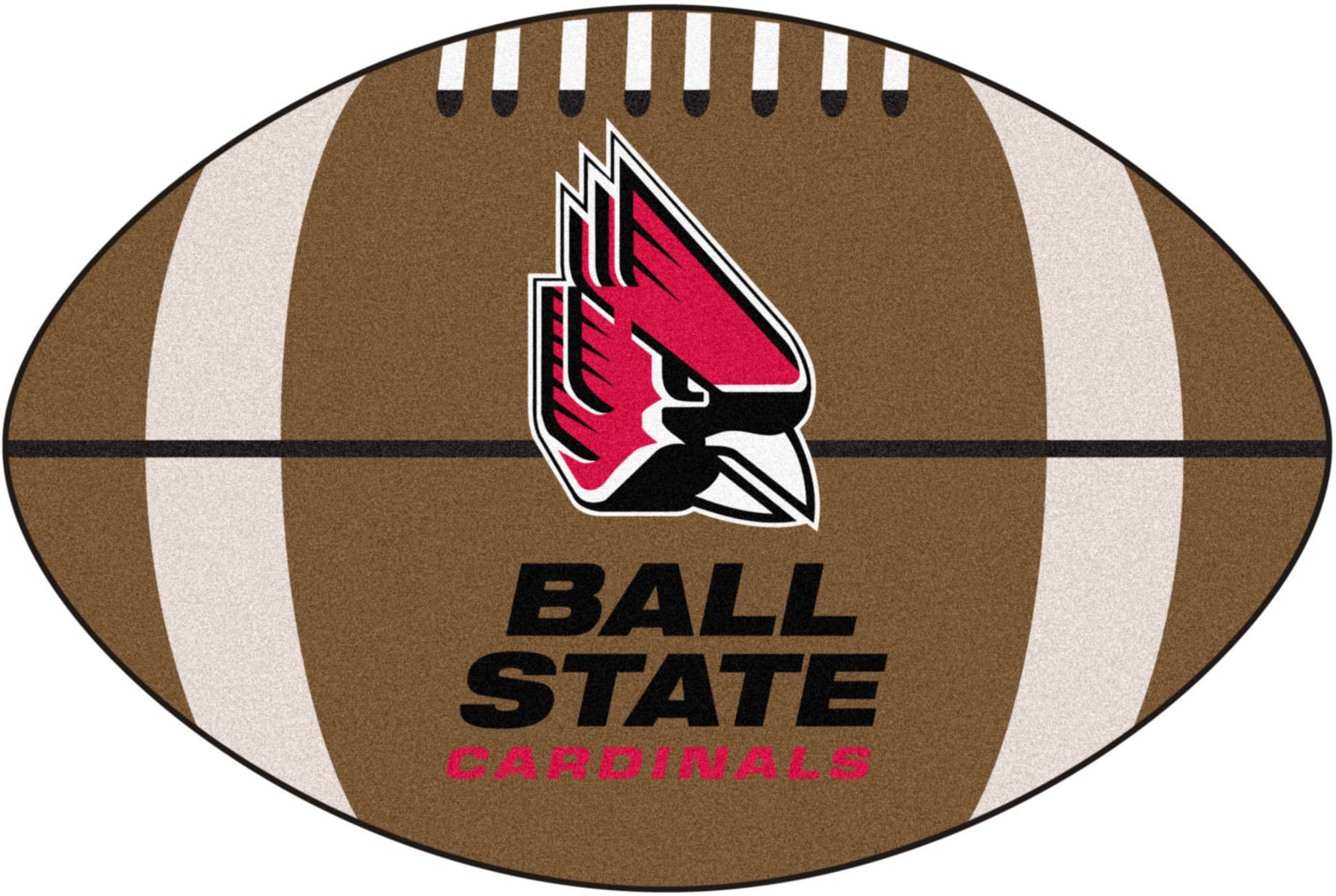 E110181 Fan Mats Ball State University Football Mat