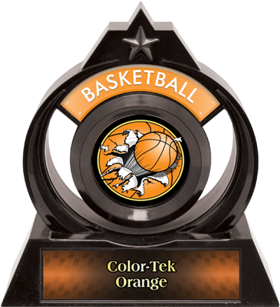 Hasty Awards Eclipse 6" Bust-Out Custom Basketball Trophy - Basketball ...