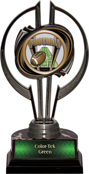 Black Hurricane 7" ProSport Custom Football Trophy - Football Equipment ...