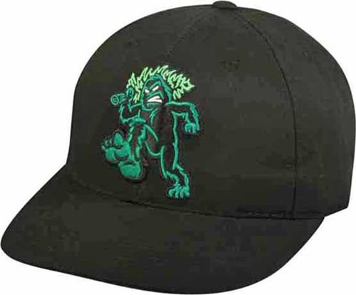 Adult (BLACK) MiLB Eugene Emeralds Replica Baseball Cap