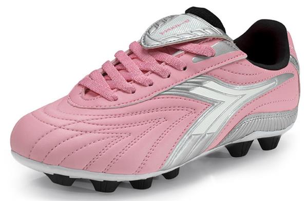 Diadora Furia MD JR Pink/Charcoal Soccer Cleats - Soccer Equipment and Gear