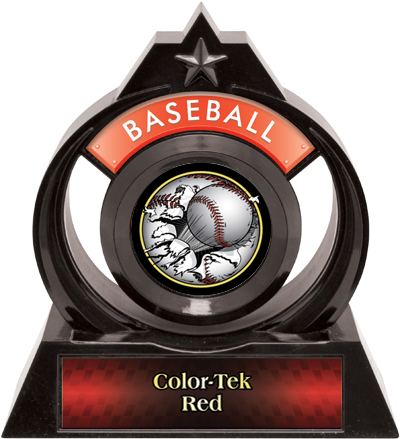 Hasty Awards Eclipse 6" Bust-Out Custom Baseball Trophy - Baseball ...