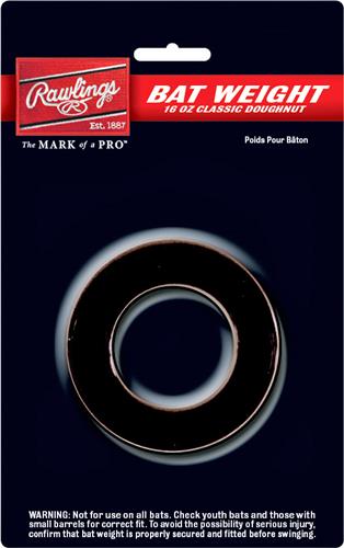 Rawlings 16 oz. Doughnut-Style Bat Weight - Baseball Equipment & Gear
