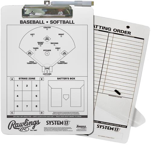 Rawlings Baseball Coach's Clipboard - Baseball Equipment & Gear