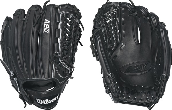 Wilson A2K D33 Pitcher's Glove - Black 11.75" - Baseball Equipment & Gear