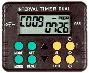 Digi 1st T-935 Interval and Dual Countdown Timer - Baseball Equipment ...