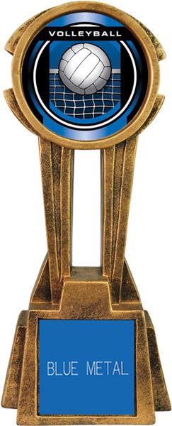 Hasty Awards 14" Sky Tower Resin Custom Volleyball Trophy - Volleyball ...